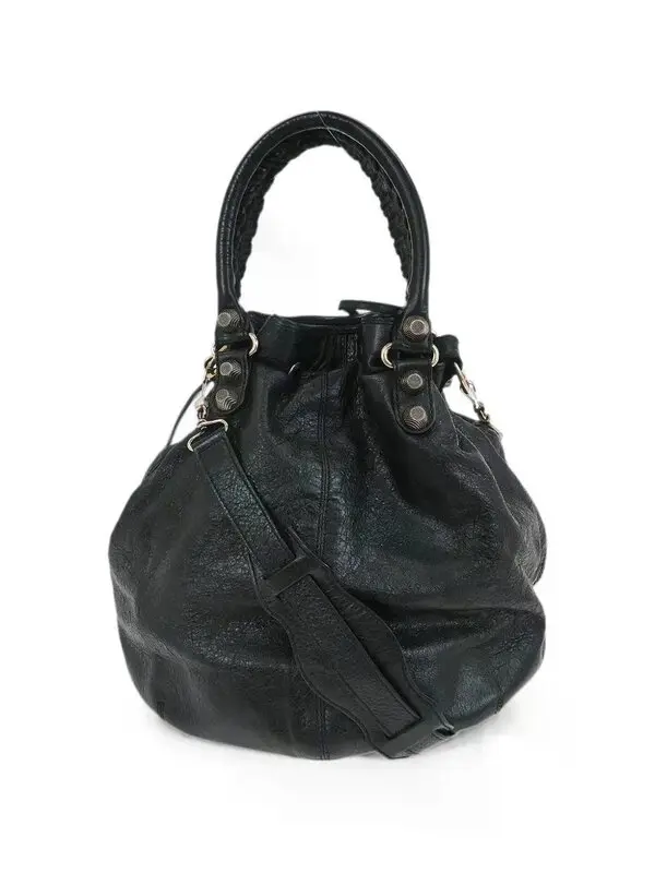 Balenciaga Leather Tote Bag - Black