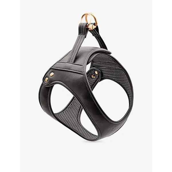 CAFIDE Vegan Leather Dog Harness With Zamak Safety Closure