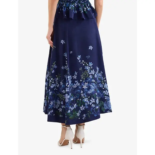 PHASE EIGHT Maeve Floral-print Woven Midi Skirt