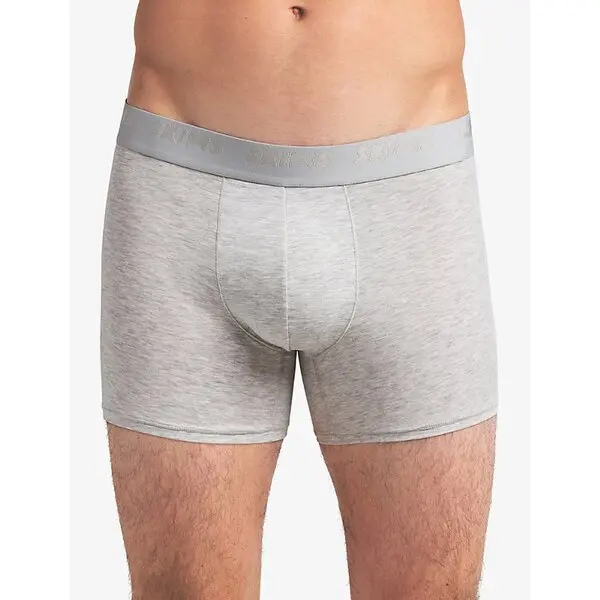 SKIMS Branded-waistband Pack Of Three Stretch-jersey Boxer Briefs