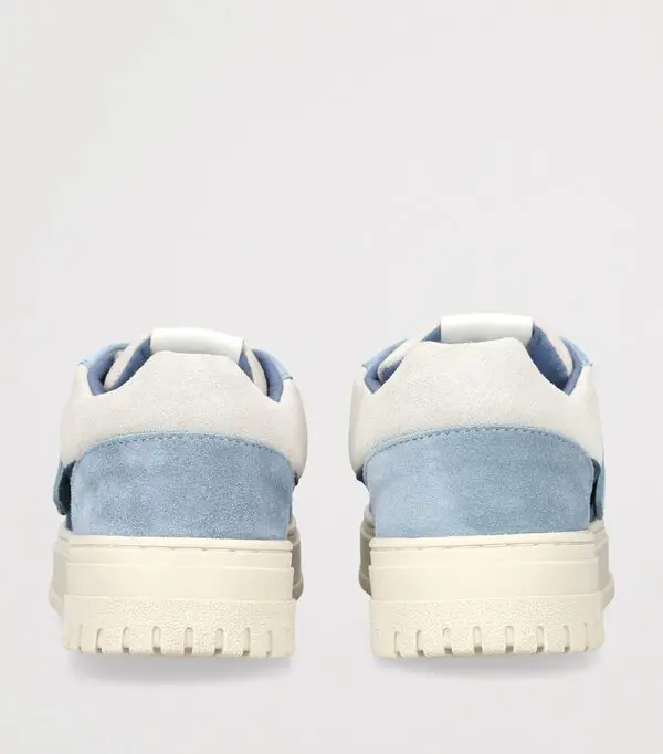 Giorgio Armani Emporio Armani Suede Panelled Sneakers