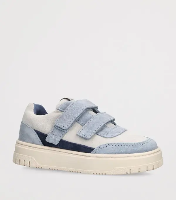 Giorgio Armani Suede Velcro City Sneakers