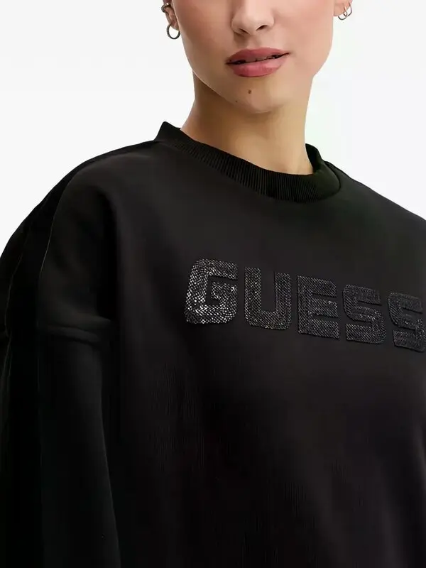 Guess Velvet Panel Sweatshirt