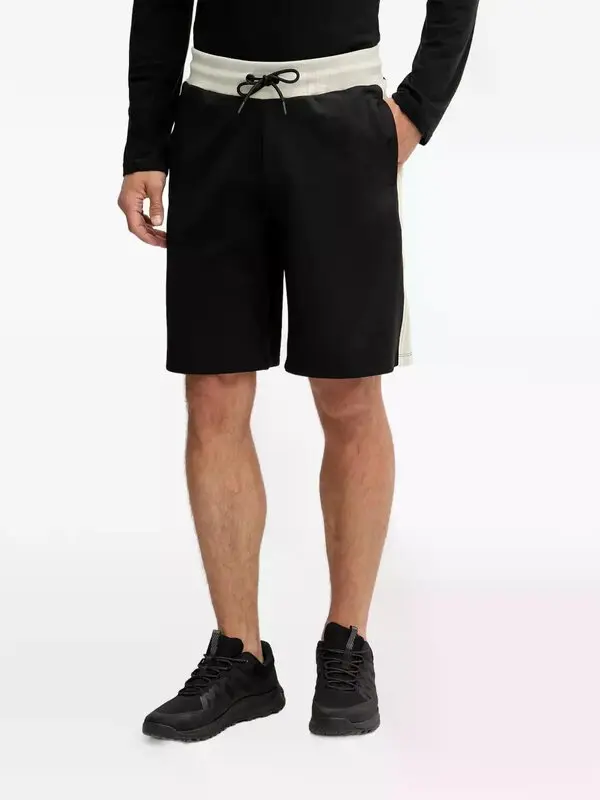 Guess Panelled Drawstring Shorts - Black