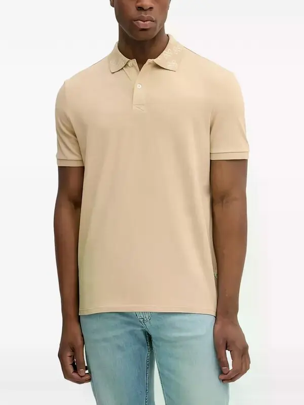 Guess Short-sleeve Polo Shirt - Neutrals