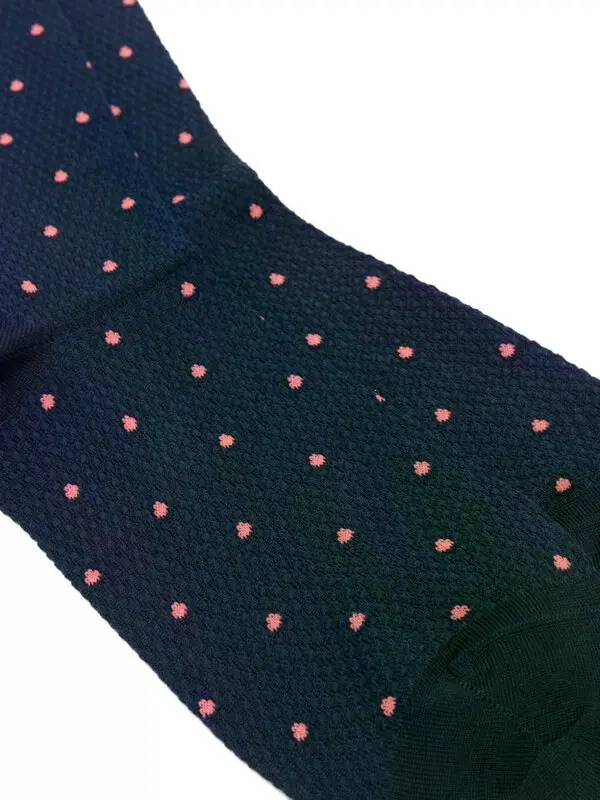 Paul Smith Polka Dot Socks - Blue