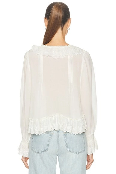 LoveShackFancy Avee Top