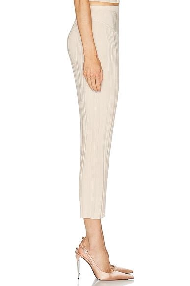 FLEUR DU MAL Three Way Rib Skirt - Tahini