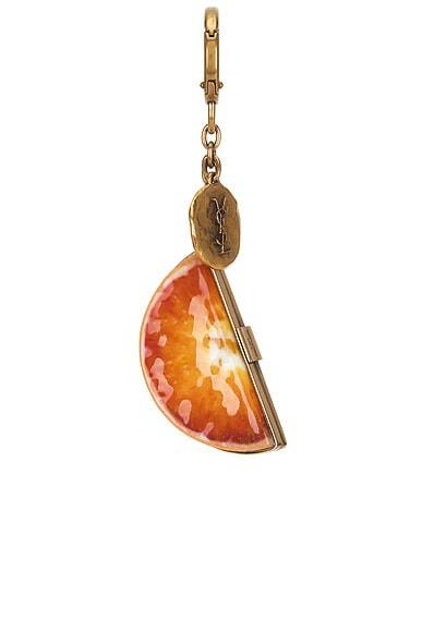Saint Laurent Keychain - Orange
