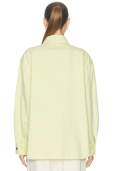 AGOLDE Laria Shirt - Lemon Zest