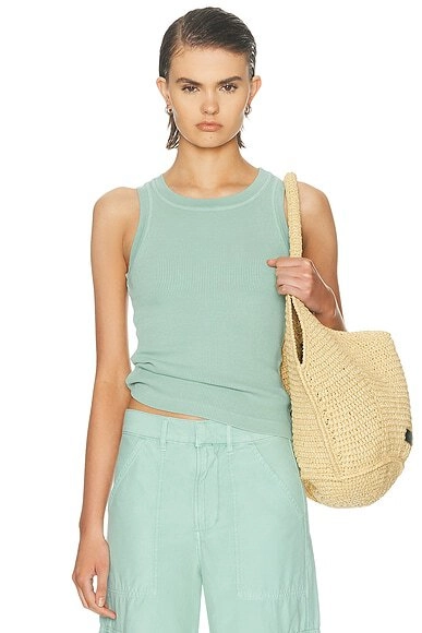 Citizens Of Humanity Isabel Rib Tank Top - Cadet