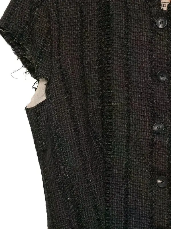 Masnada Button Fringed Jacket