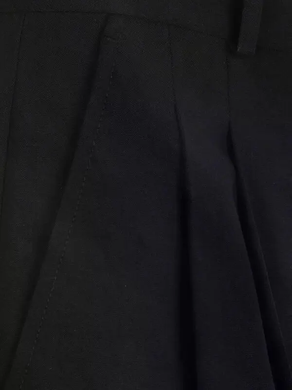 Elie Saab Pleated Wide Leg Trousers