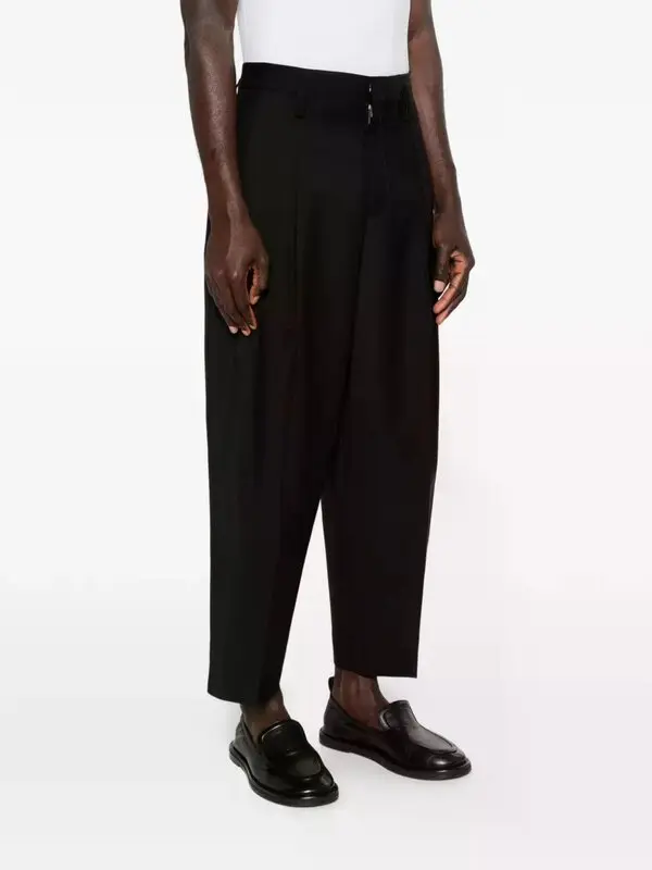 JIL SANDER Pleated Cropped Trousers