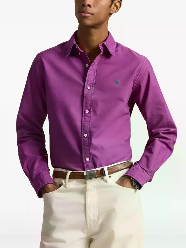 Polo Ralph Lauren Buttoned Long-sleeve Shirt - Purple