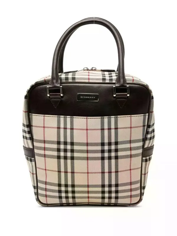 Burberry House Check Canvas Handbag