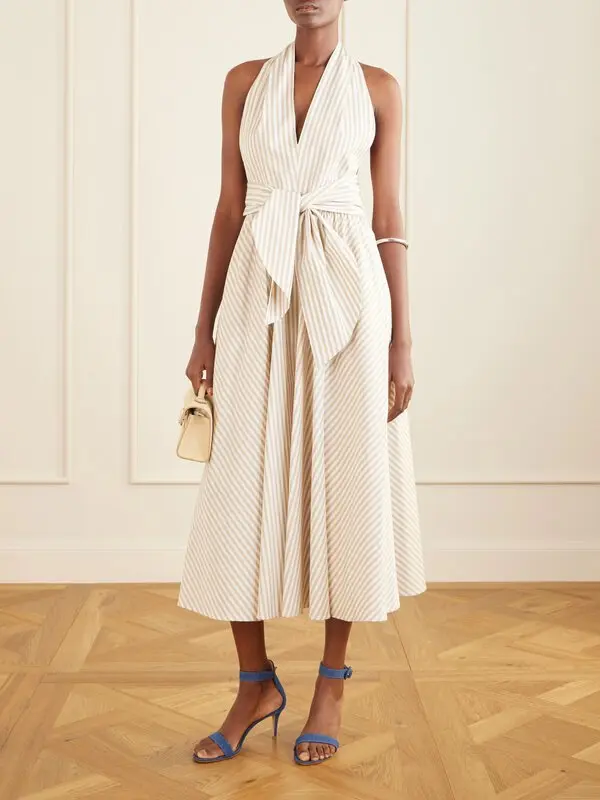 GIANVITO ROSSI Portofino 70 Buckled Denim Sandals