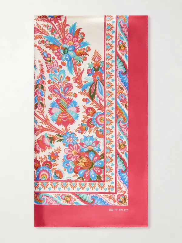 Etro Norma Paisley-print Silk-twill Scarf