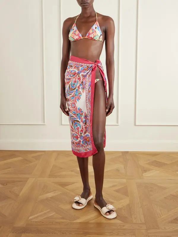 Etro Norma Paisley-print Silk-twill Scarf