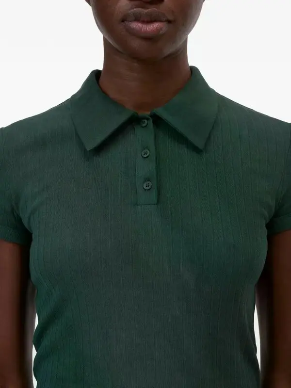 Closed Ribbed Polo Short Sleeve