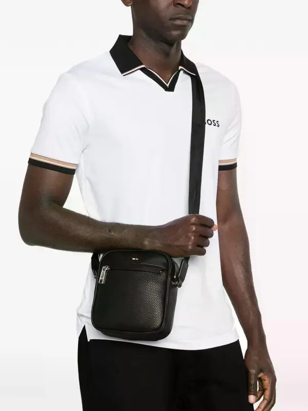 BOSS Logo Detail Messenger Bag