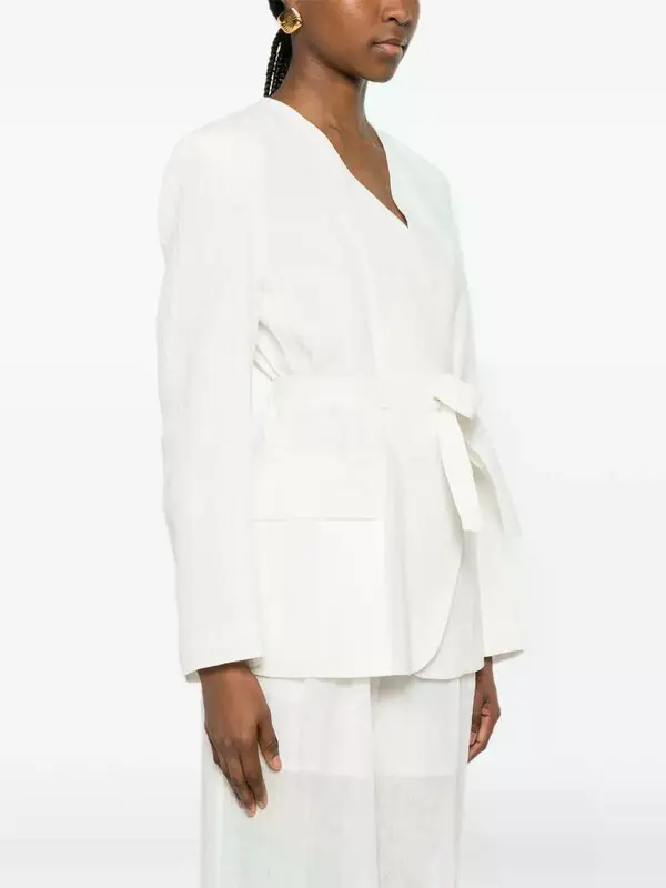 Sú Belted Wrap Blazer