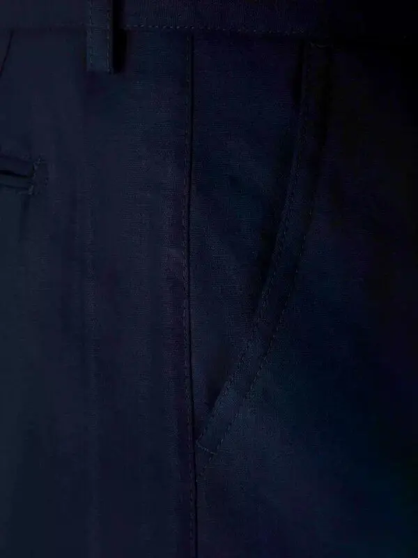 Canali Belted Trousers - Blue
