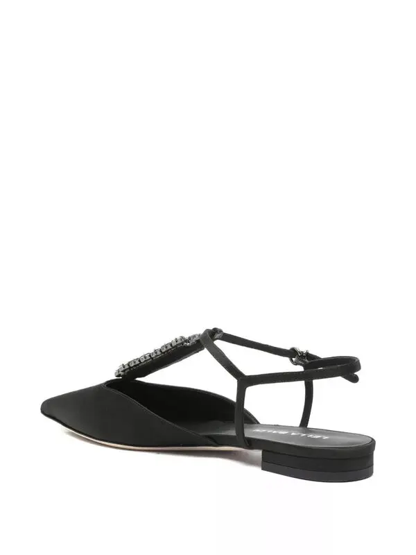 LELLA BALDI Embellished Flat Pumps