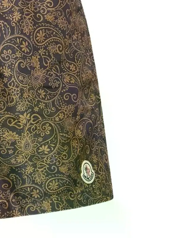 Moncler Paisley Drawstring Swim Shorts