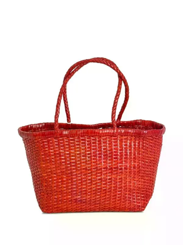 Dragon Diffusion Woven Tote Bag - Red