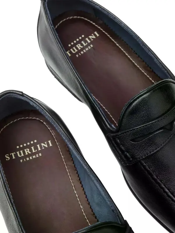 STURLINI FIRENZE Penny Leather Loafers