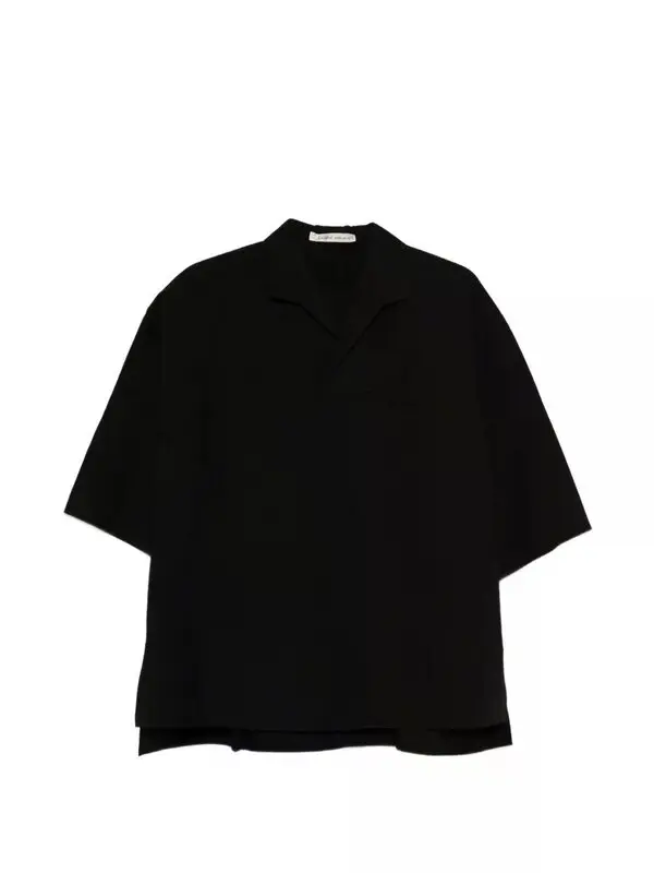 INDIVIDUAL SENTIMENTS Camp-collar Layered T-shirt