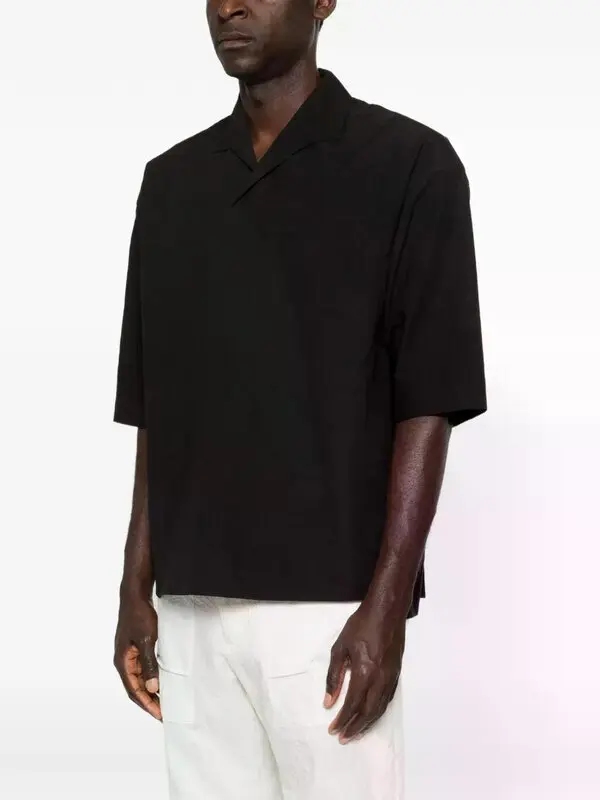 INDIVIDUAL SENTIMENTS Camp-collar Layered T-shirt