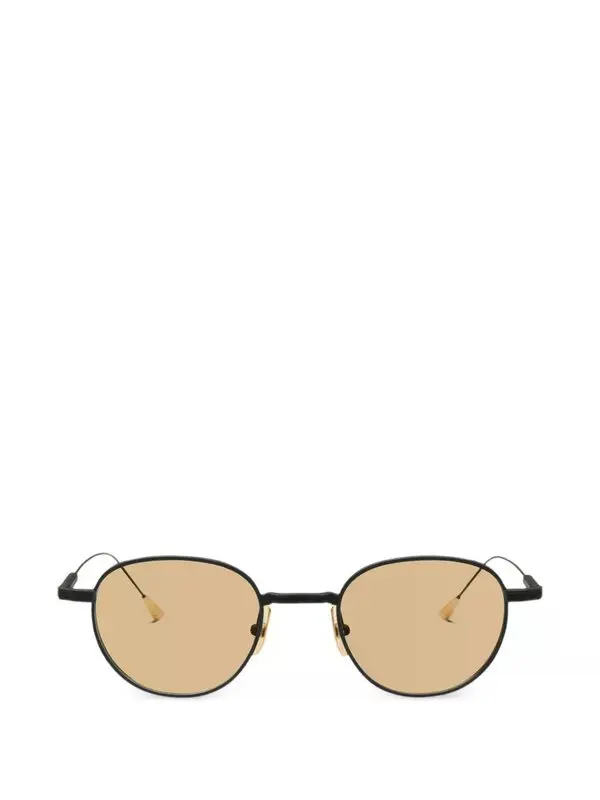 LUNETTERIE GÉNÉRALE No Time To Die Oval-frame Sunglasses - Black