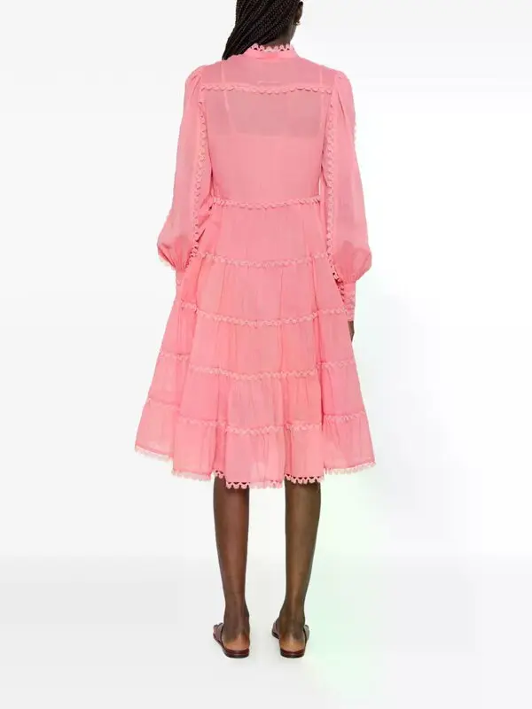 ERMANNO FIRENZE Layered Lace Midi Dress