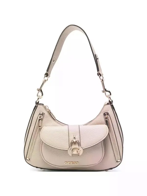 Guess Jessa Logo Shoulder Bag - Neutrals