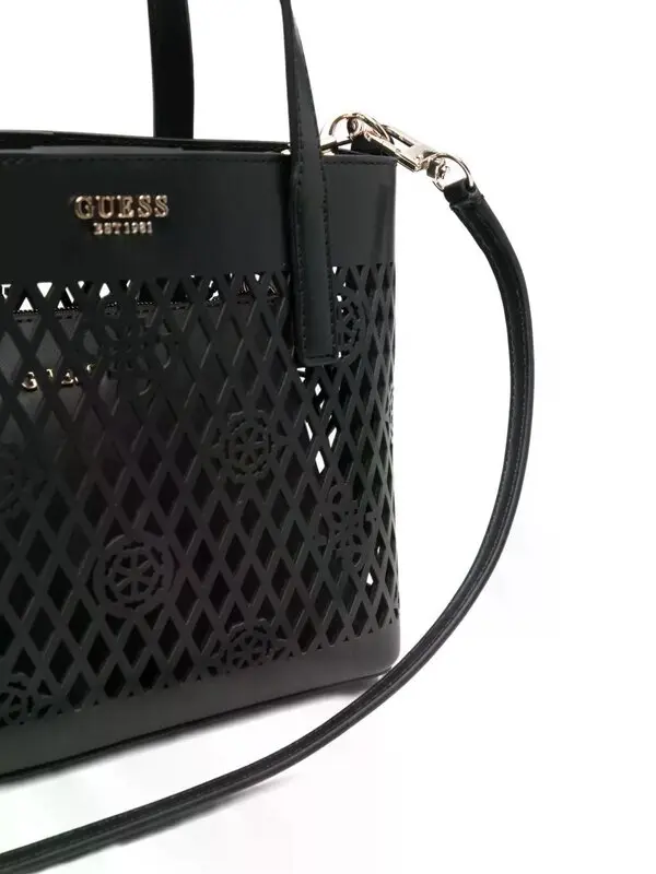 Guess Mini Tote Bag With Cut-out Design