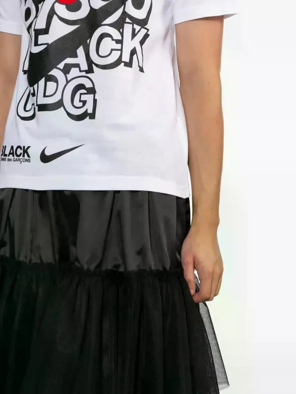 Comme Des Garçons Tiered Midi Skirt