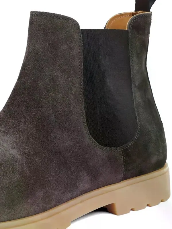 Kiton Lug Sole Ankle Boots