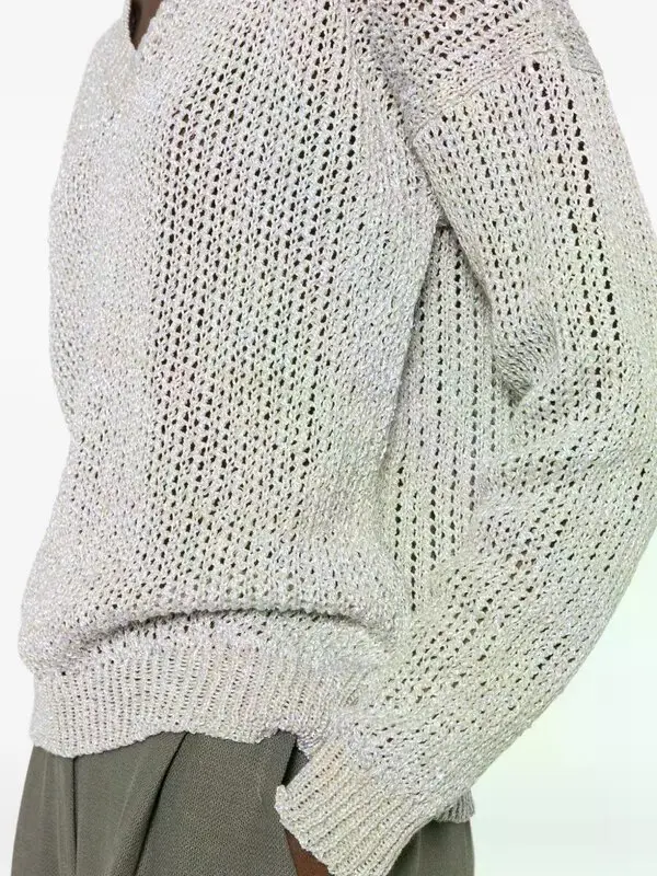 NEERA V-neck Knitted Sweater