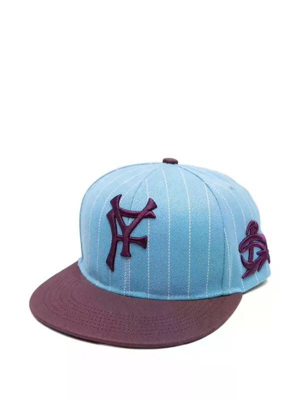 PDF Pinstripe Logo Baseball Cap - Blue