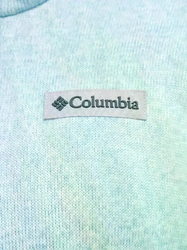 Columbia Full Zip Sweatshirt With High Neck And Logo Detail