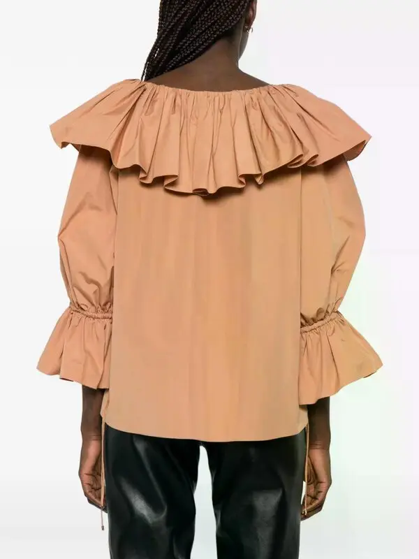 Chloé Ruffled Long Sleeve Blouse