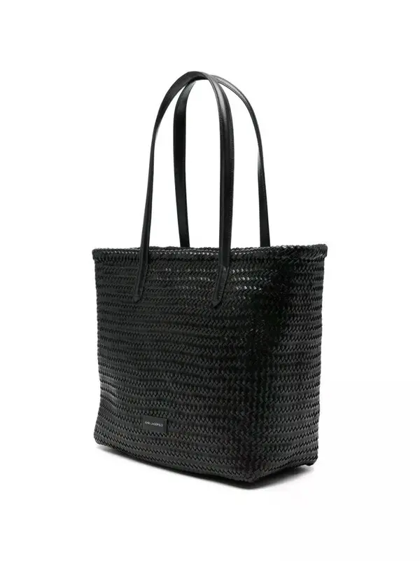 Karl Lagerfeld Woven Tote Bag With Front Logo