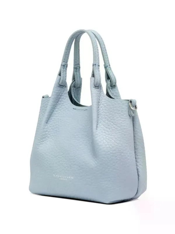 GIANNI CHIARINI Dua Grainy Leather Tote Bag - Blue