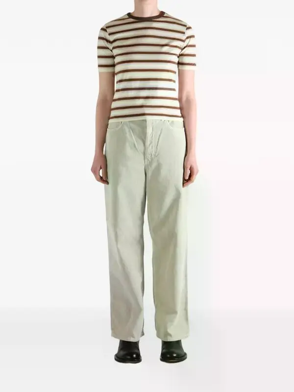 Auralee Gradient Striped T-shirt