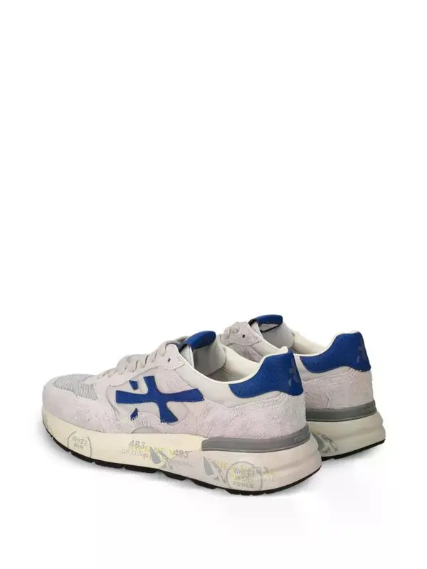 Premiata Mick Suede-appliqué Sneakers - Grey