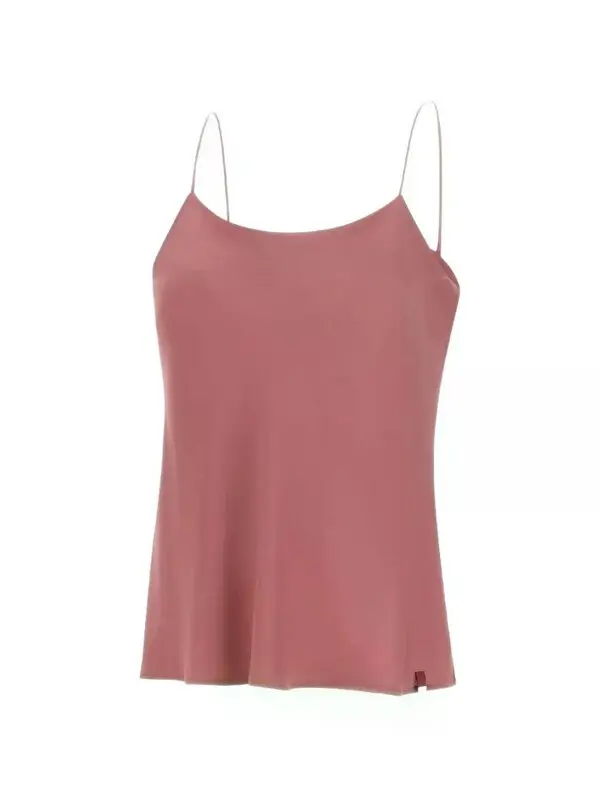 Herno Scoop Neck Spaghetti Strap Tank Top - Pink