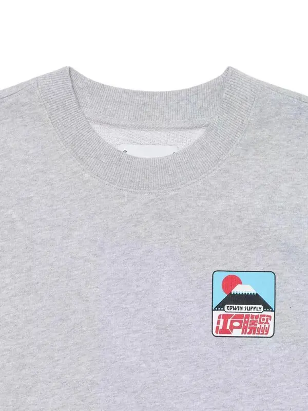 Edwin Ribbed Patch Sweatshirt
