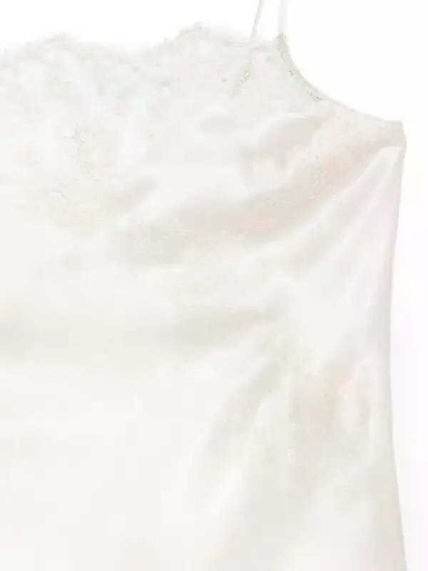 Carine Gilson Lace-detail Silk Camisole